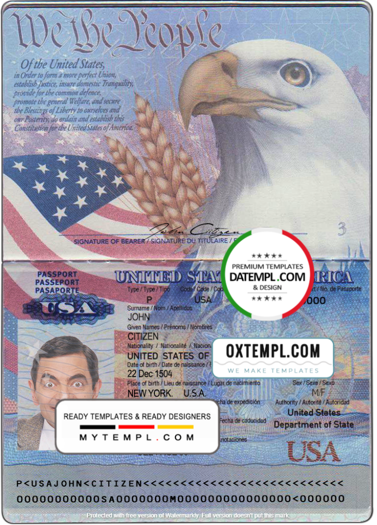 passport – GOTEMPL – templates with design service