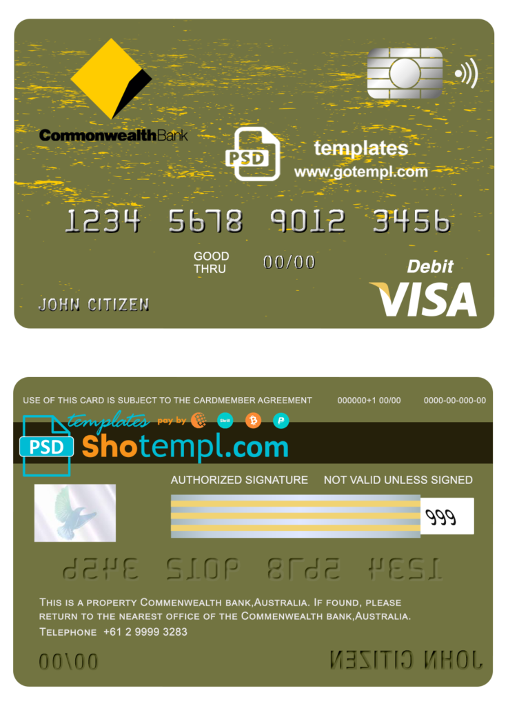 credit card – GOTEMPL – templates with design service