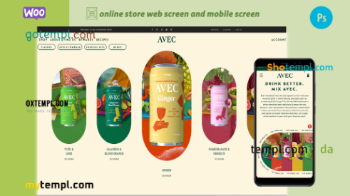 alcoholic drinks completely ready online store WooCommerce hosted and ...